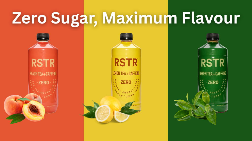 Get Energized with RSTR Tea: Zero Sugar, Maximum Flavor