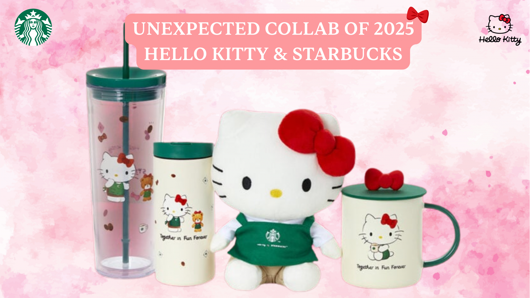 Starbucks & Hello Kitty as The 2025 Unexpected Collab - Coffee Lovers