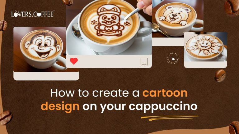 How to Make Cappuccino Art: 5 Simple Ways to Create Cute Cartoon ...